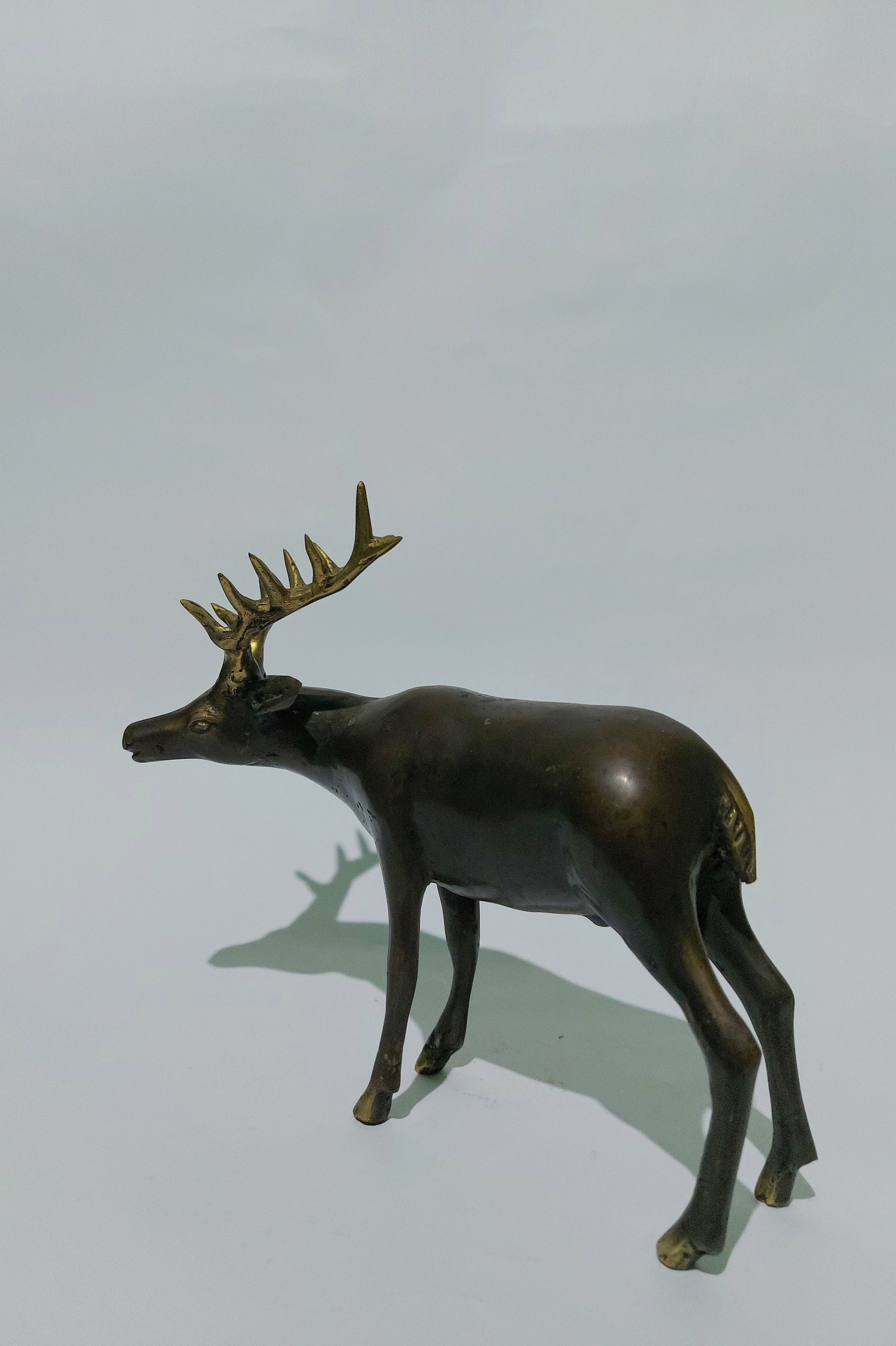 Hirsch Statue Reh Bronze Bronze Statue Tierfigur | Etsy