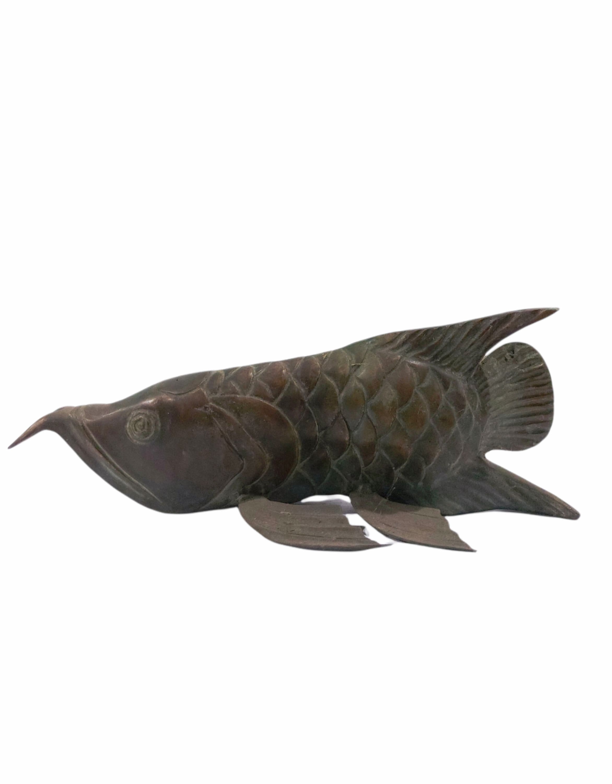 Large 16 Inch Arowana Miniature Arowana Sculpture Arwana - Etsy