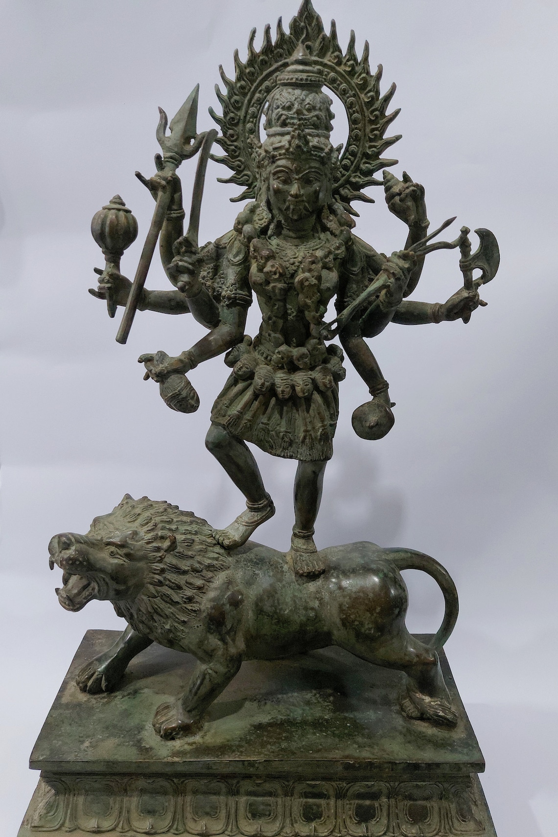 Antique Mahakali 20 Inch Hindu God Kali Statue Goddess | Etsy