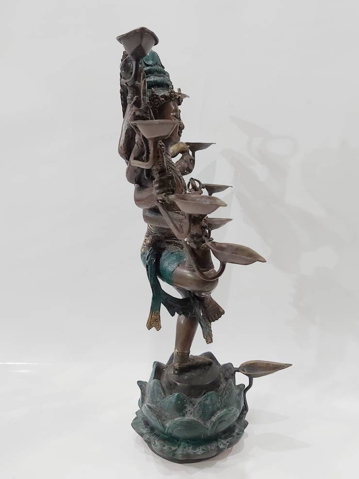 8 Armed of Lord Krishna Statue, Lord Krishna Statue, Hare Krishna, God ...