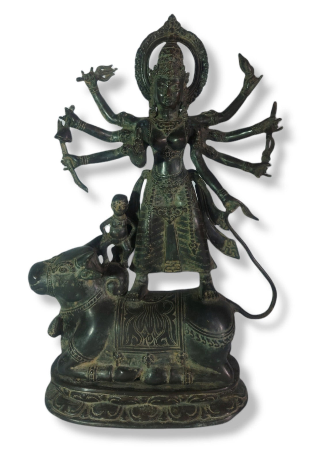 8 Hand Kali Statue , 16 Inch Kali Statue , Hindu Goddess , Kali Statue ...
