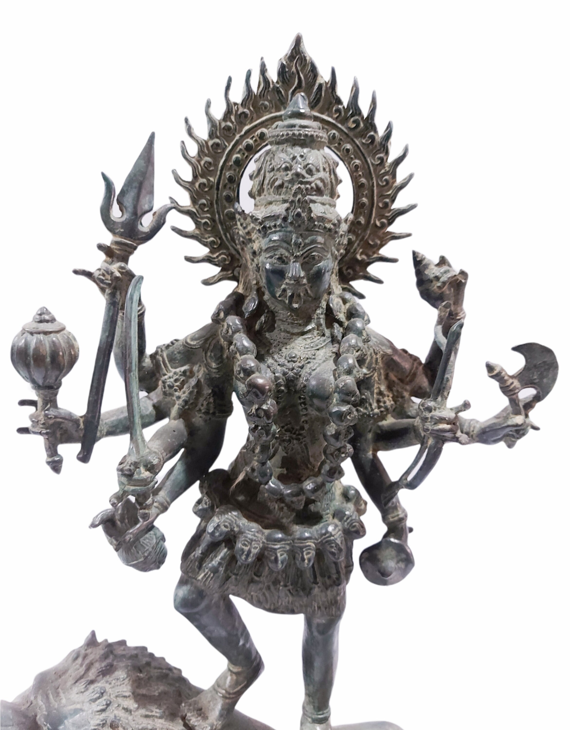 Antique Mahakali 20 Inch , Hindu God , Kali Statue, Goddess Kali Statue ...