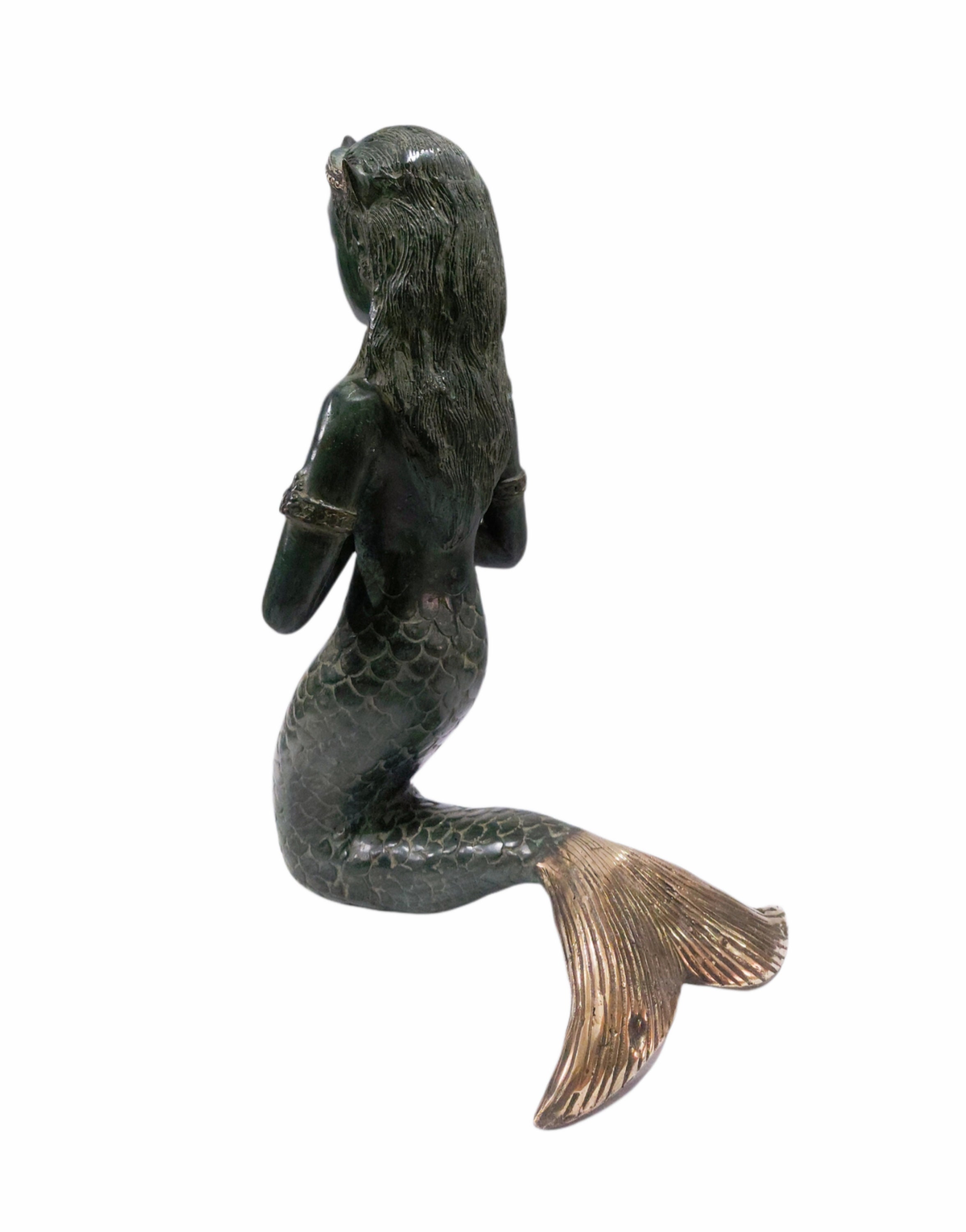 Large 19.5 Inch Mermaid Miniature Mermaid Sculpture Equine - Etsy