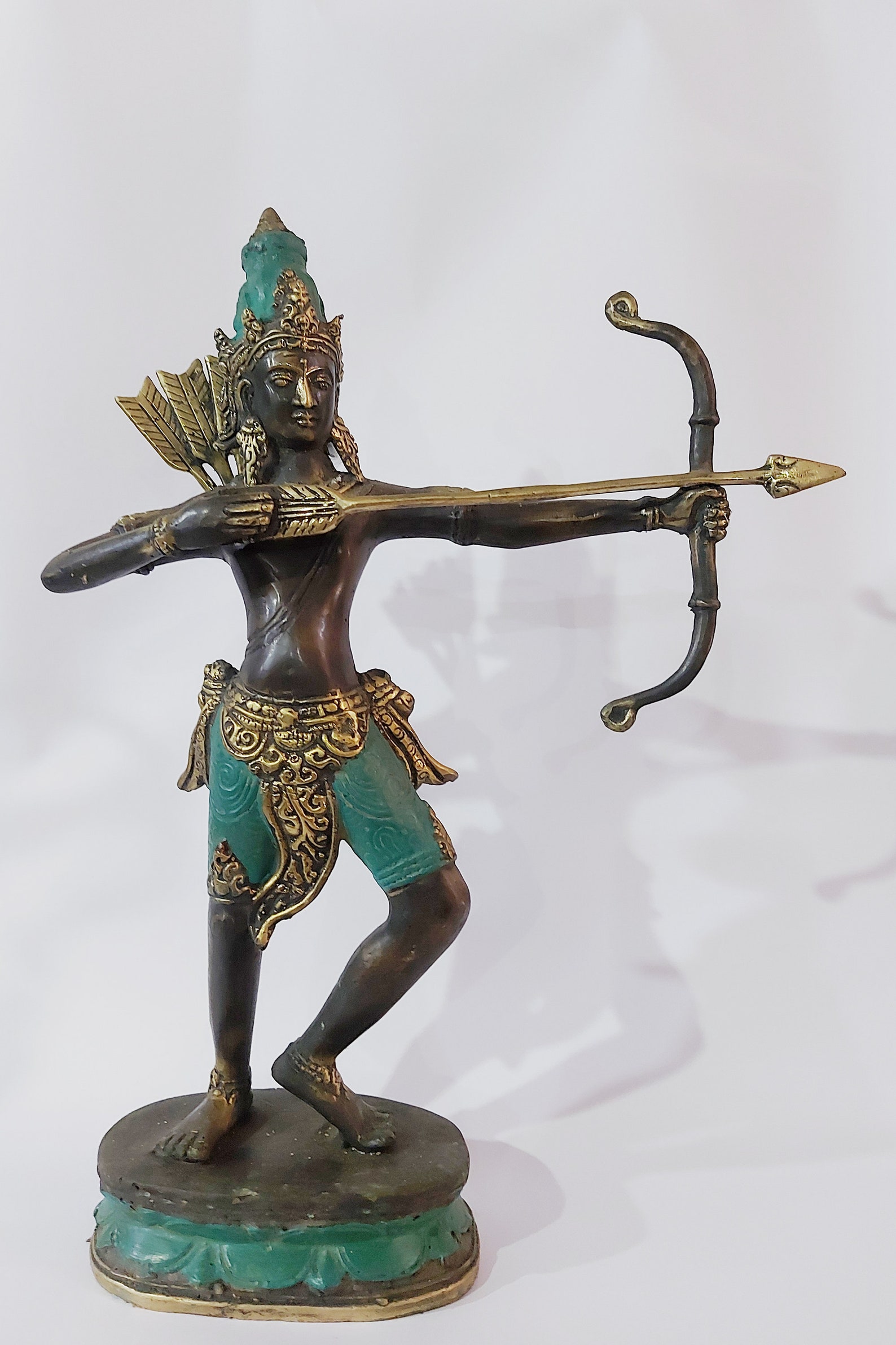 Arjuna Statue , Arjuna Bronze , Statue Bronze Sculpture of Arjuna ...