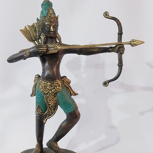 Arjuna Statue , Arjuna Bronze , Statue Bronze Sculpture of Arjuna ...
