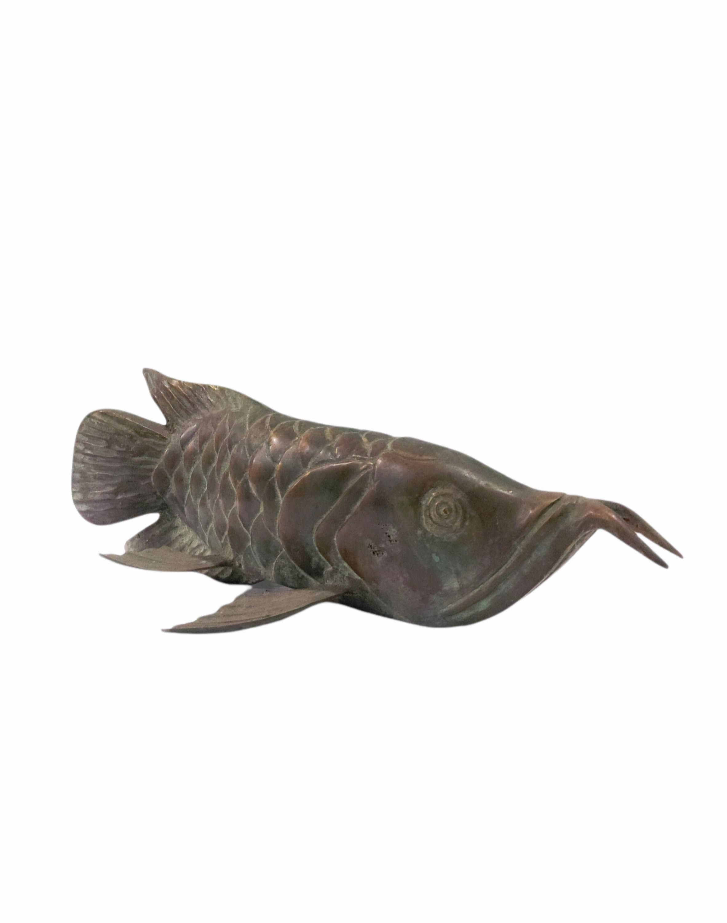 Large 16 Inch Arowana Miniature Arowana Sculpture Arwana - Etsy