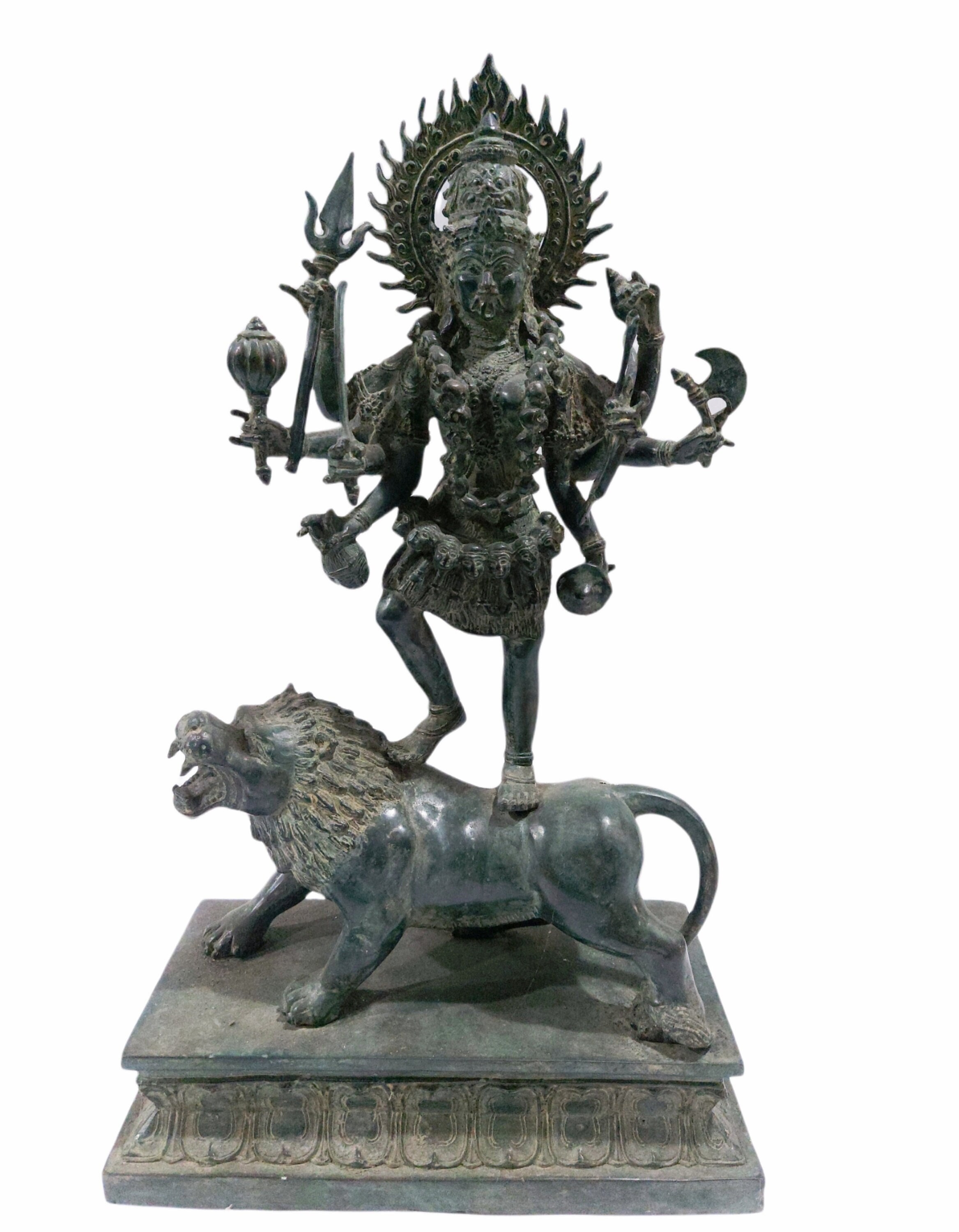 Antique Mahakali 20 Inch , Hindu God , Kali Statue, Goddess Kali Statue ...