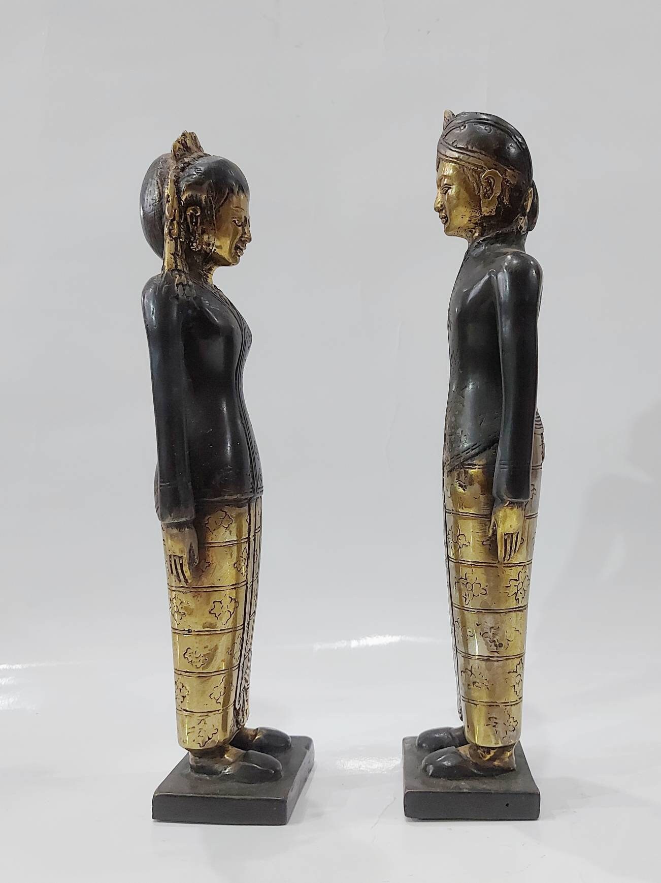 Miniature Java Couple Sculpture Java Weding Bronze | Etsy