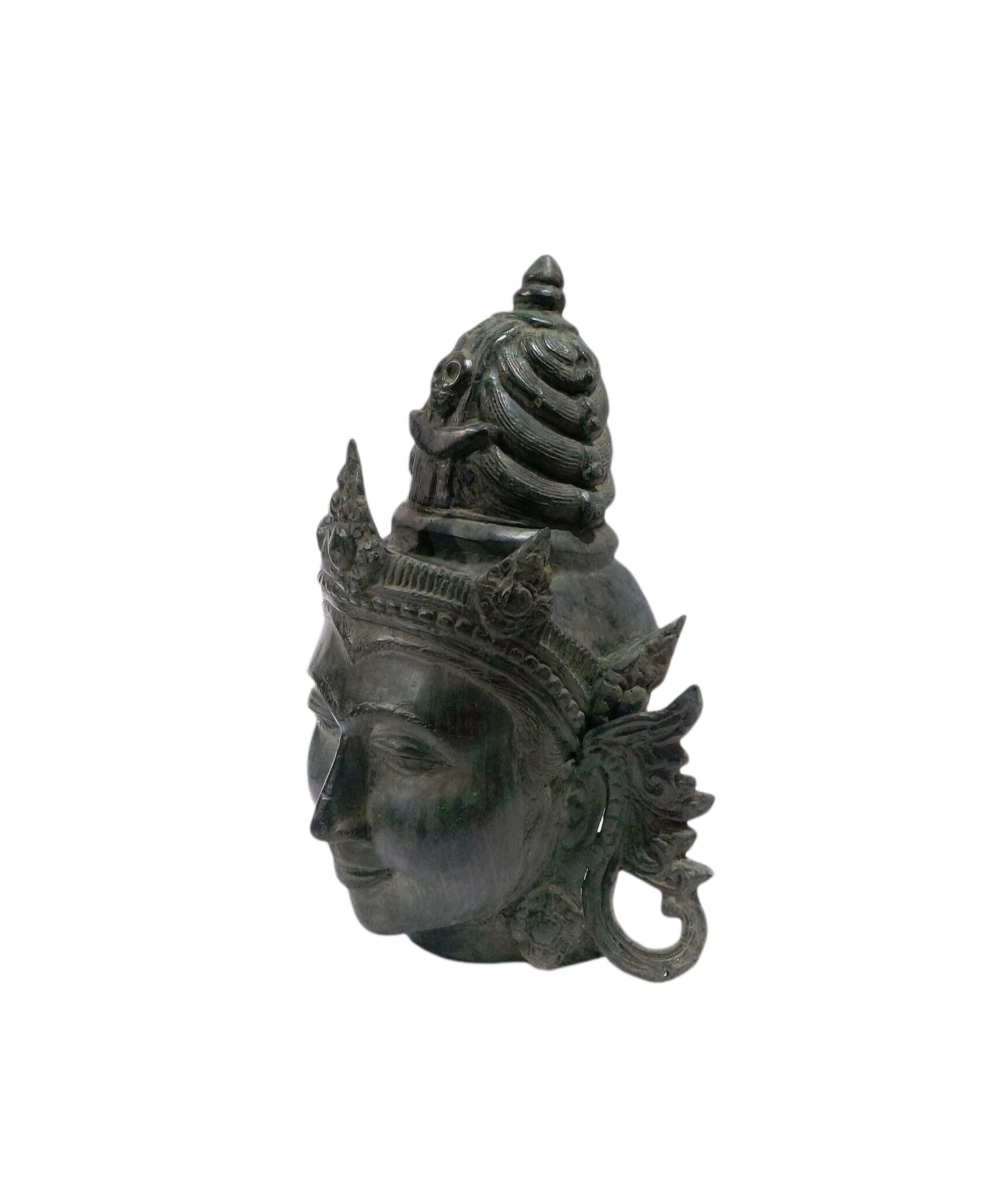 Lord Vishnu Head Statue Vishnu Head Sculpture Trimurti God - Etsy