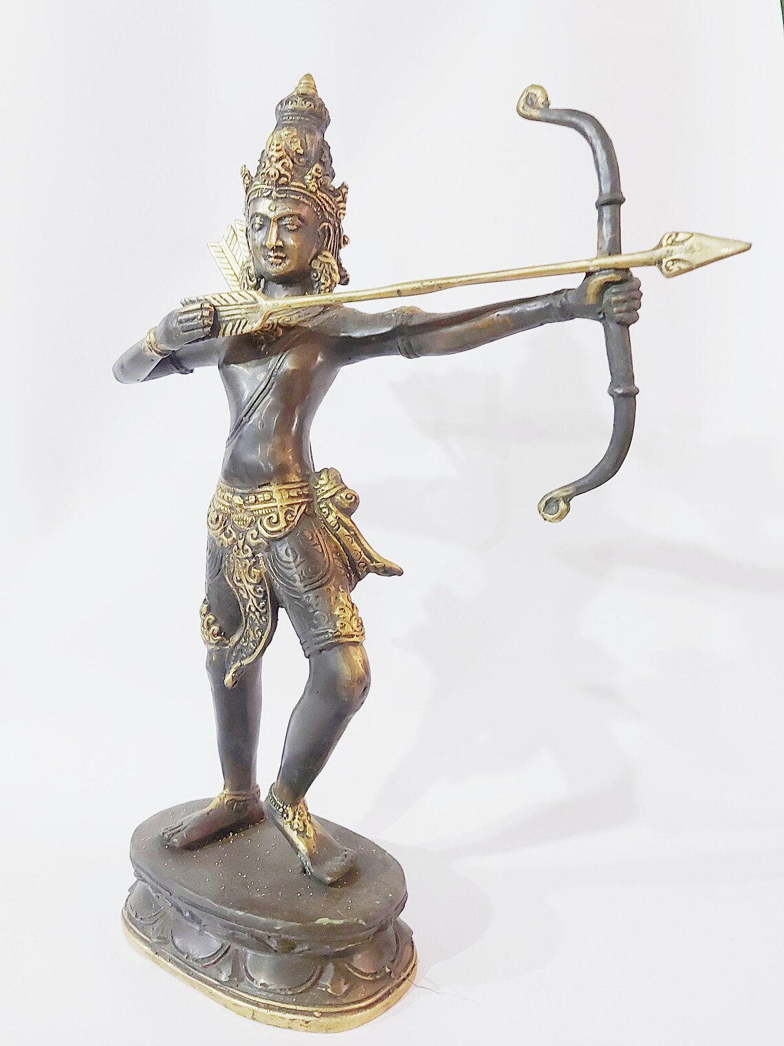 Arjuna Statue , Arjuna Bronze , Statue Bronze Sculpture of Arjuna ...