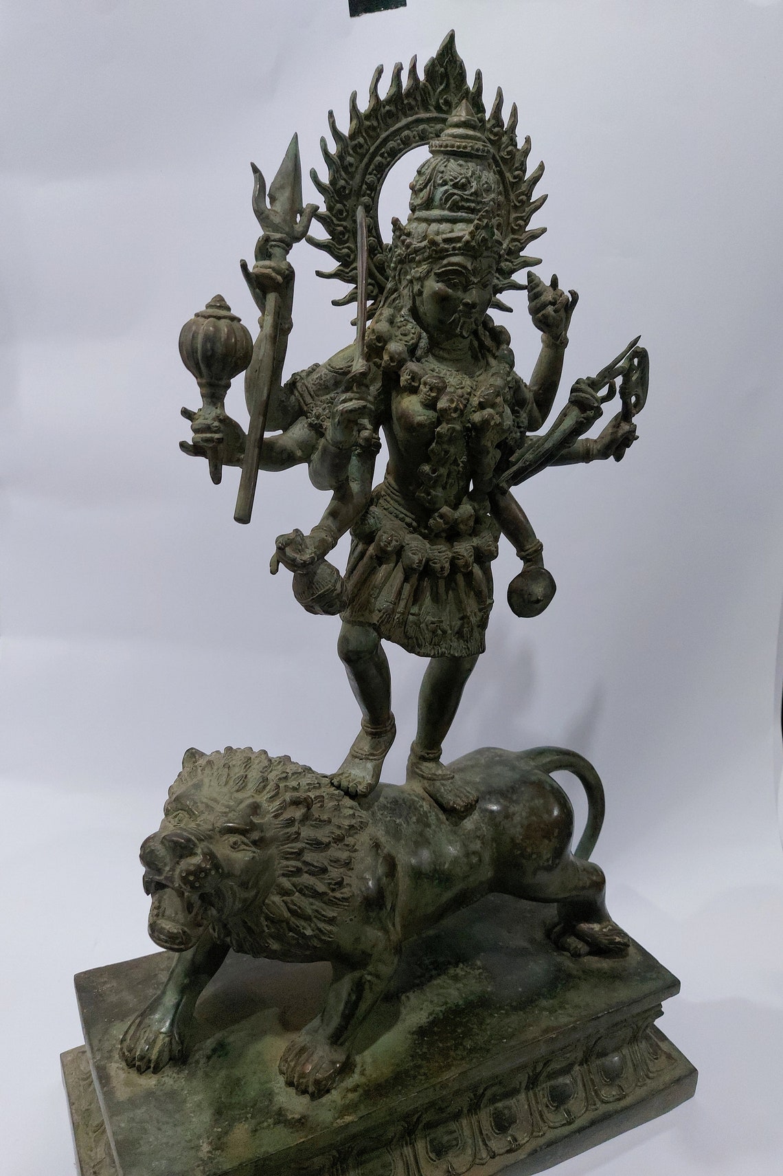 Antique Mahakali 20 Inch Hindu God Kali Statue Goddess | Etsy
