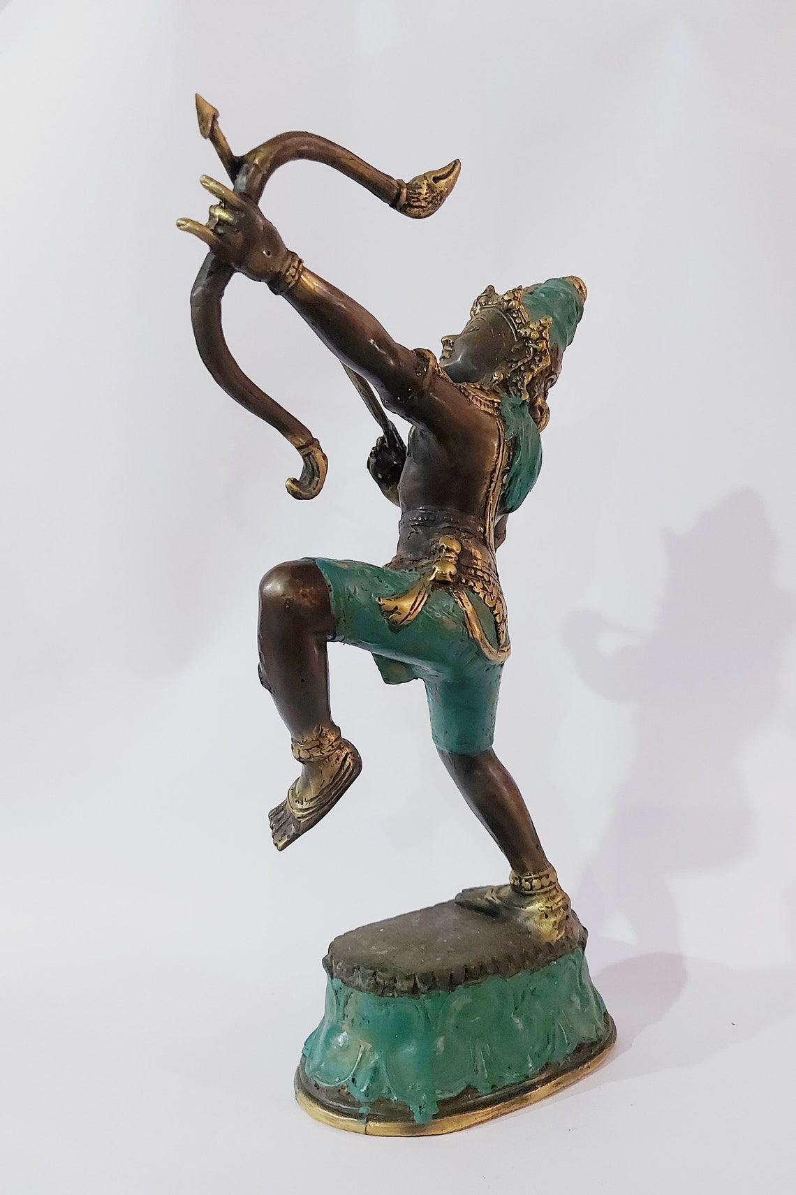 Arjuna Statue Arjuna Bronze Statue Bronze Sculpture Of | Etsy