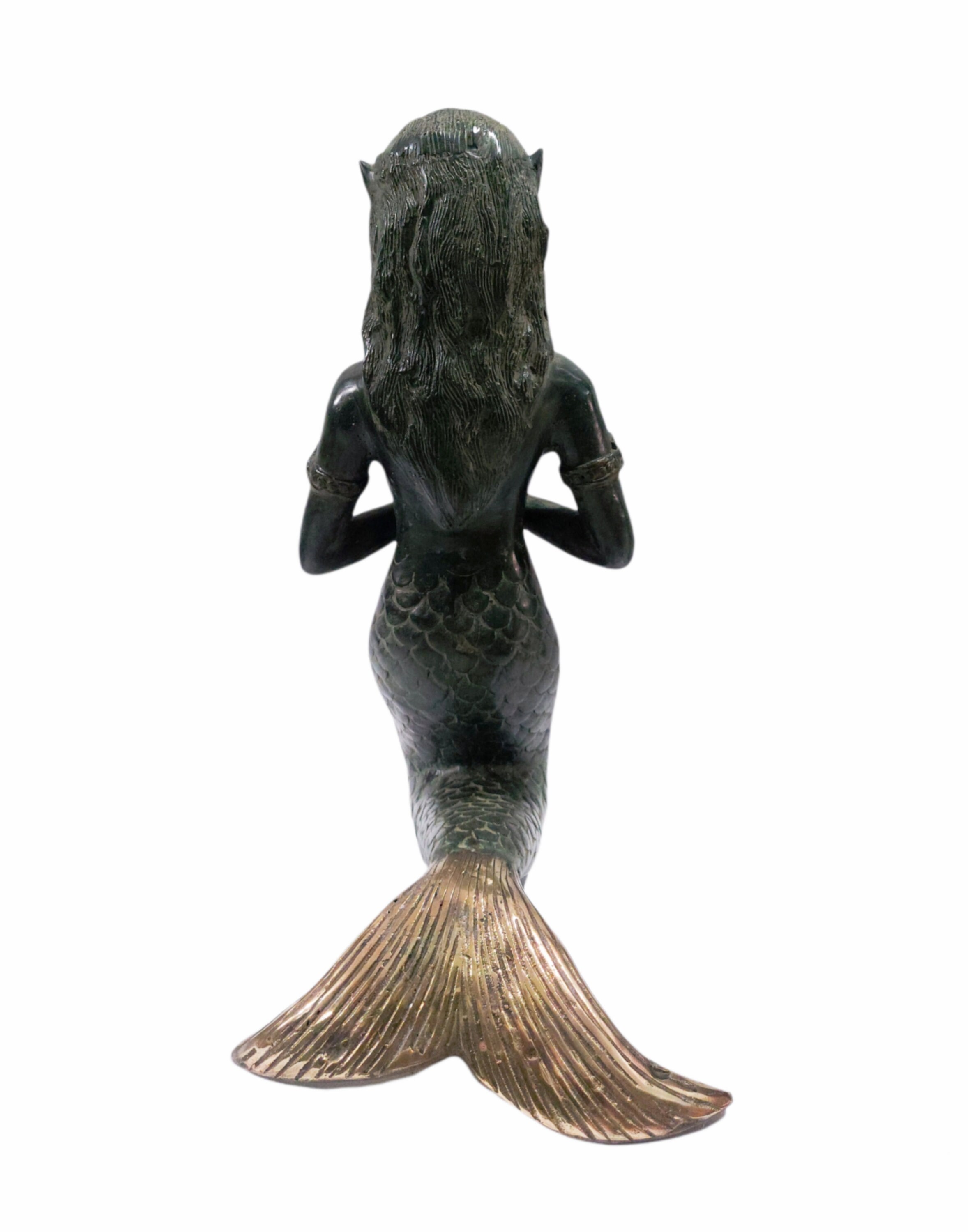 Large 19.5 Inch Mermaid , Miniature Mermaid Sculpture , Equine Figurine ...