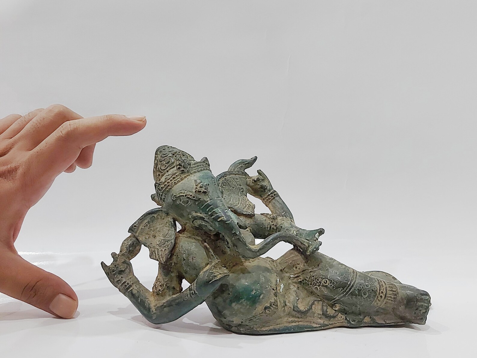 Sleeping Lord Ganesh Statue, Antique Ganesh ,ganesh Statue, Ganesh for ...