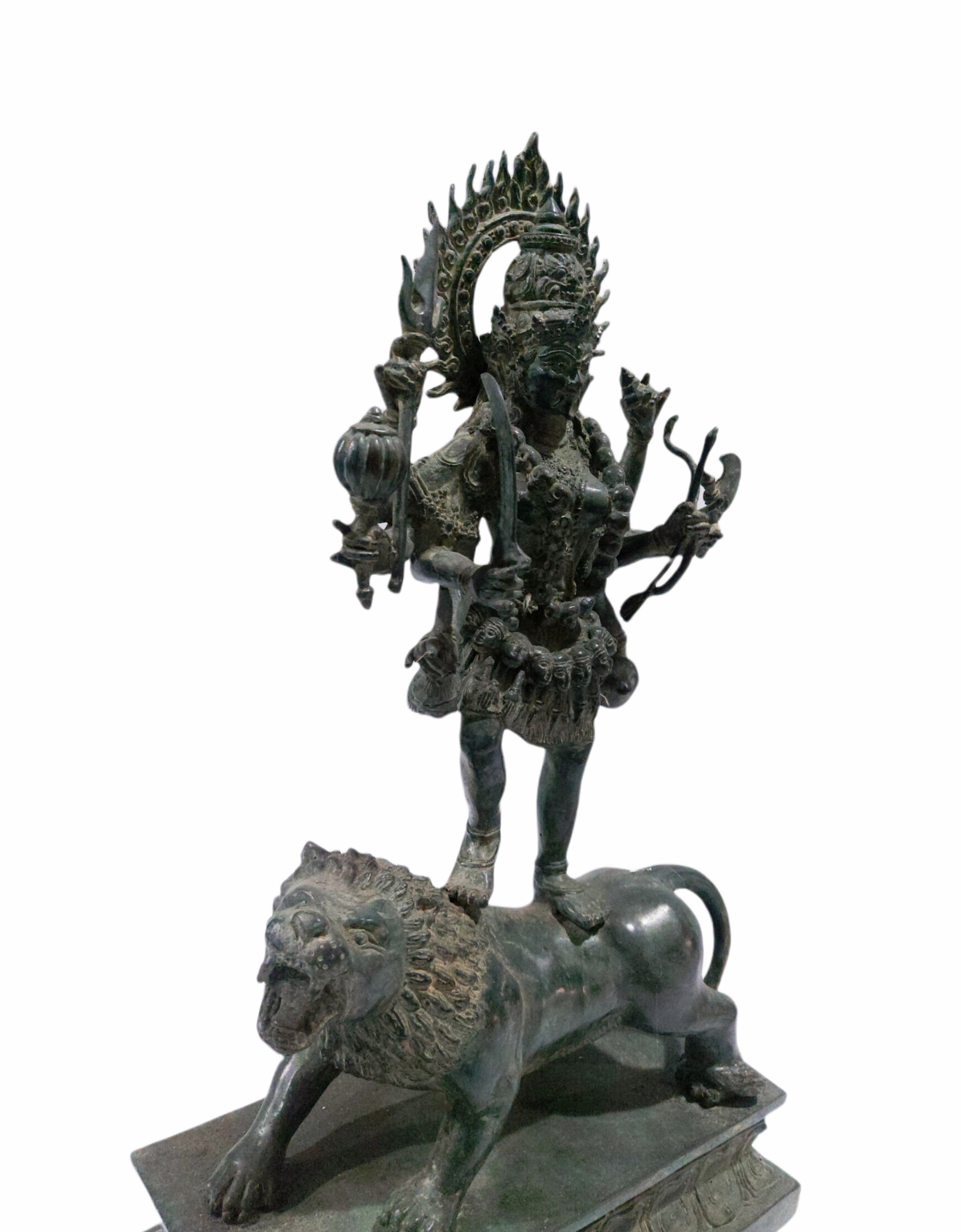 Antique Mahakali 20 Inch , Hindu God , Kali Statue, Goddess Kali Statue ...