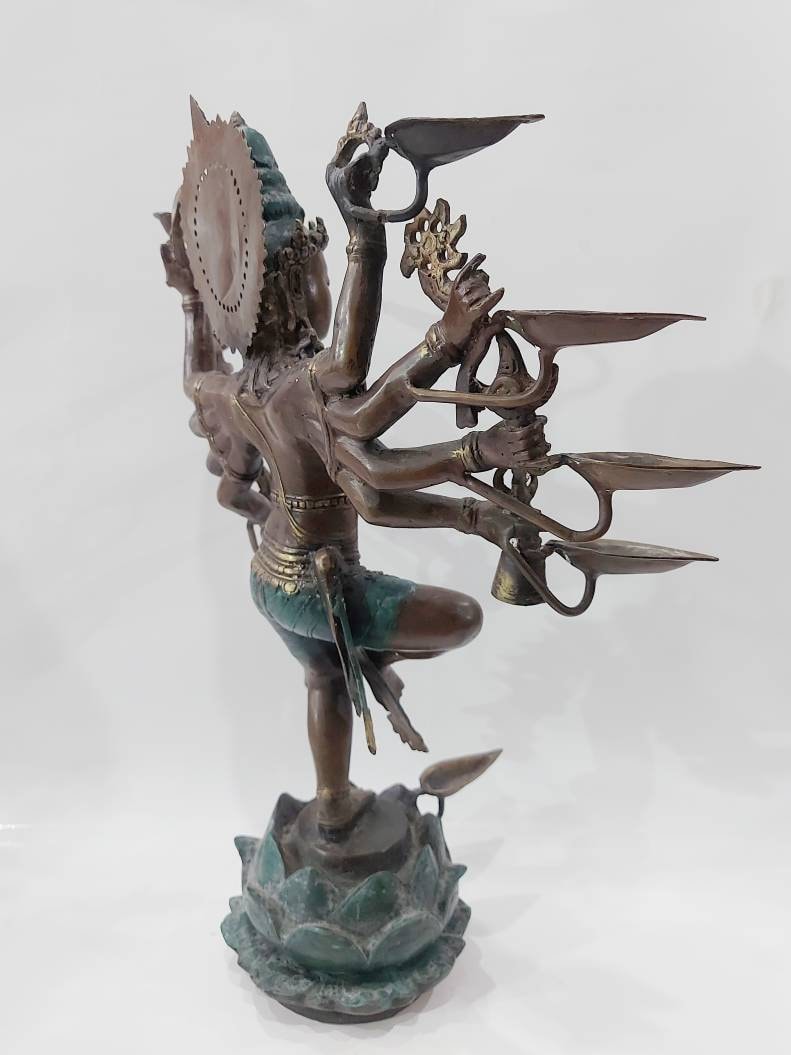 8 Armed of Lord Krishna Statue, Lord Krishna Statue, Hare Krishna, God ...