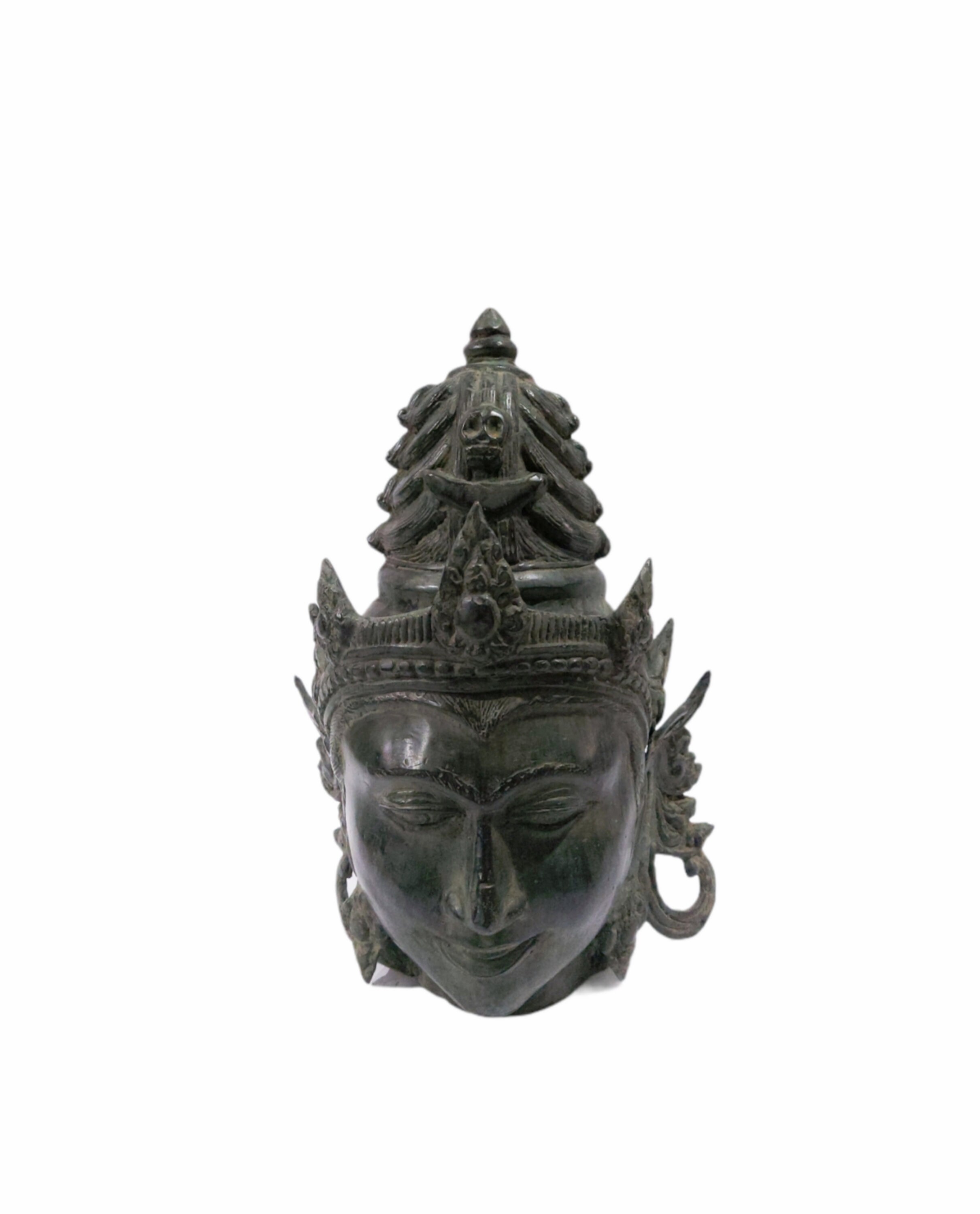 Lord Vishnu Head Statue Vishnu Head Sculpture Trimurti God - Etsy