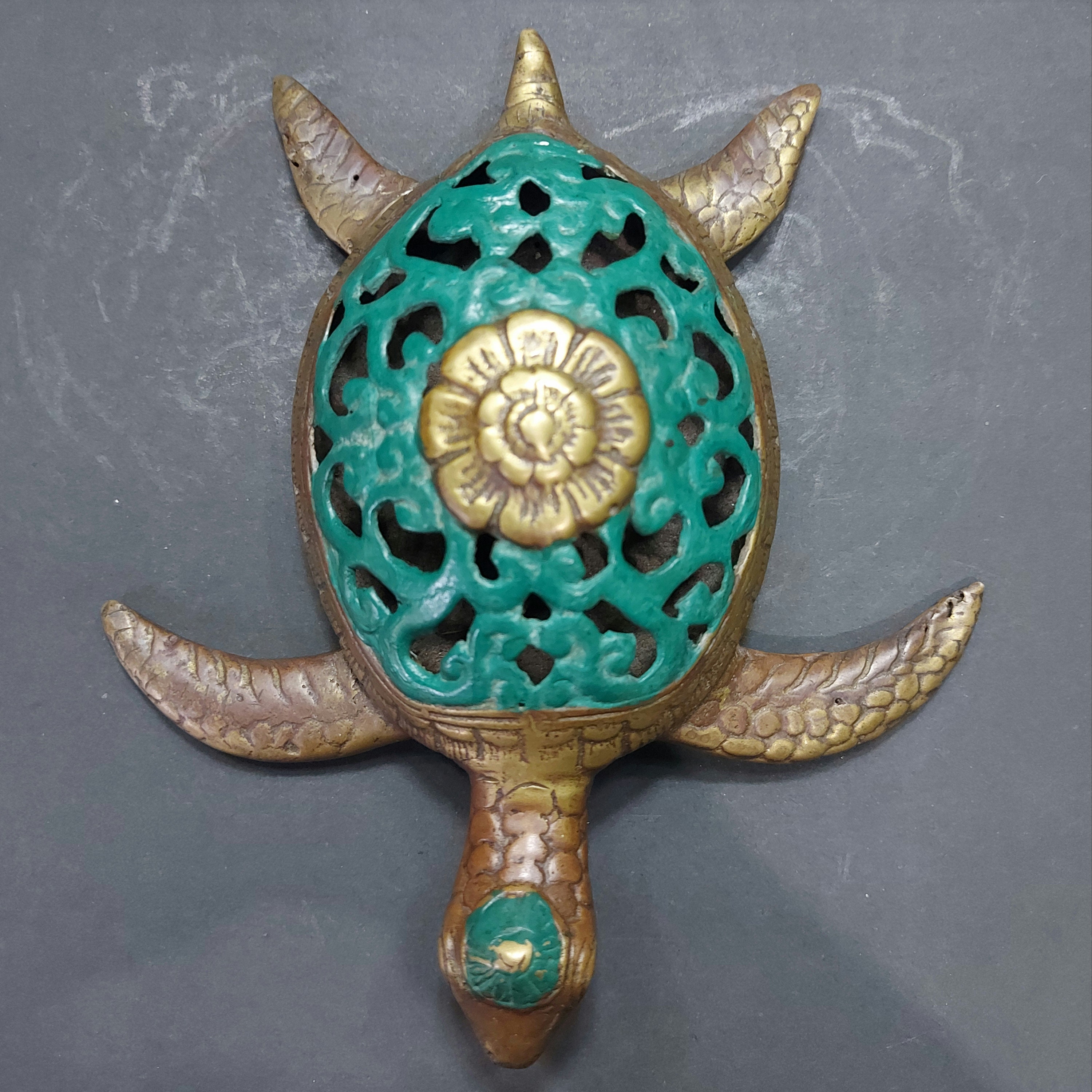 Turtle Bronze tortoise statuette bronze turtle figurine | Etsy