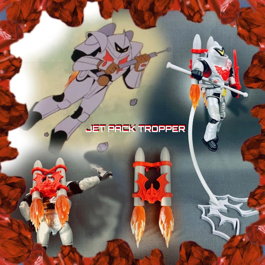 Neuer Flammender JET PACK Trooper MOTU Origins Horde Trooper - Etsy