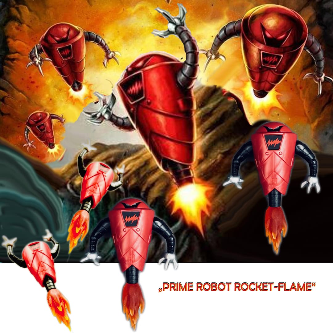 Horde Trooper Prime Robot ROCKET-FLAME - Etsy