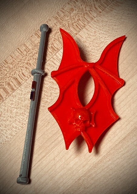 MOTU Horde Trooper Electrostaff / Stun Rod & Trooper Shield - Etsy