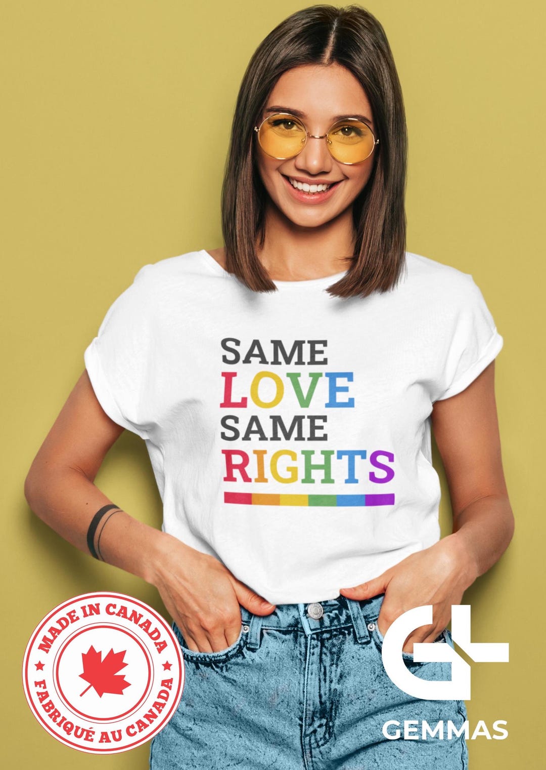 Same Love Same Rights LGBTQ Ally T-shirt - Etsy