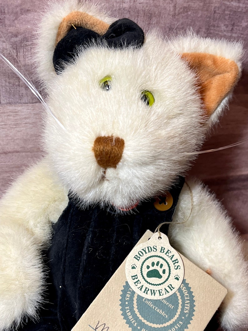 Vintage Boyds Bears Cat Jointed Poseable Plush Millicent P. Pussytoes ...