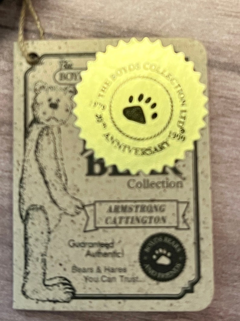 Vintage Boyds Bears Mini Mohair Cats - 1990s- Armstrong Cattington and ...