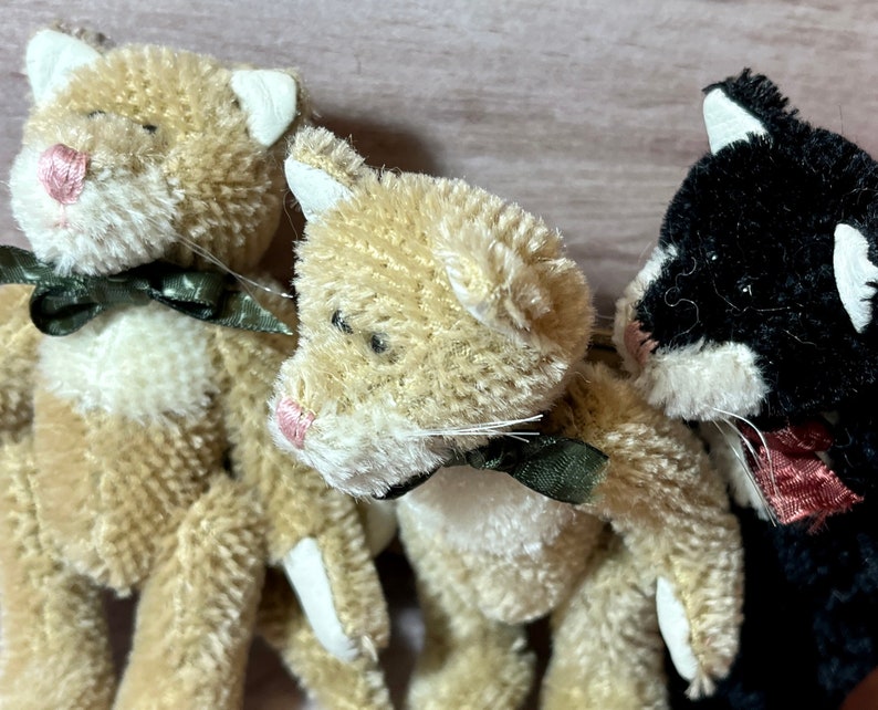 Vintage Boyds Bears Mini Mohair Cats - 1990s- Armstrong Cattington and ...