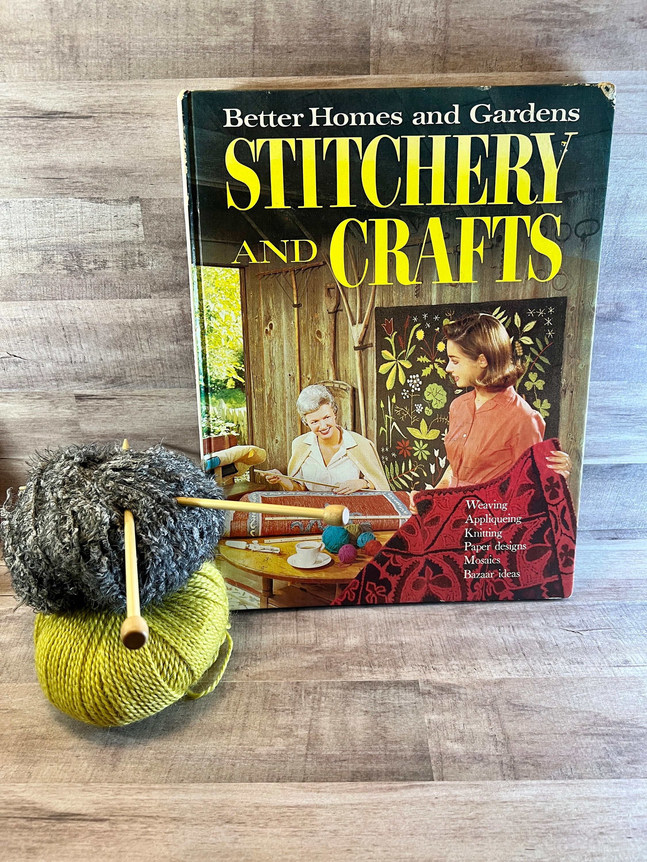 Vintage Stitchery and Crafts- Better Homes and Gardens Hardcover Book 1966 - Etsy