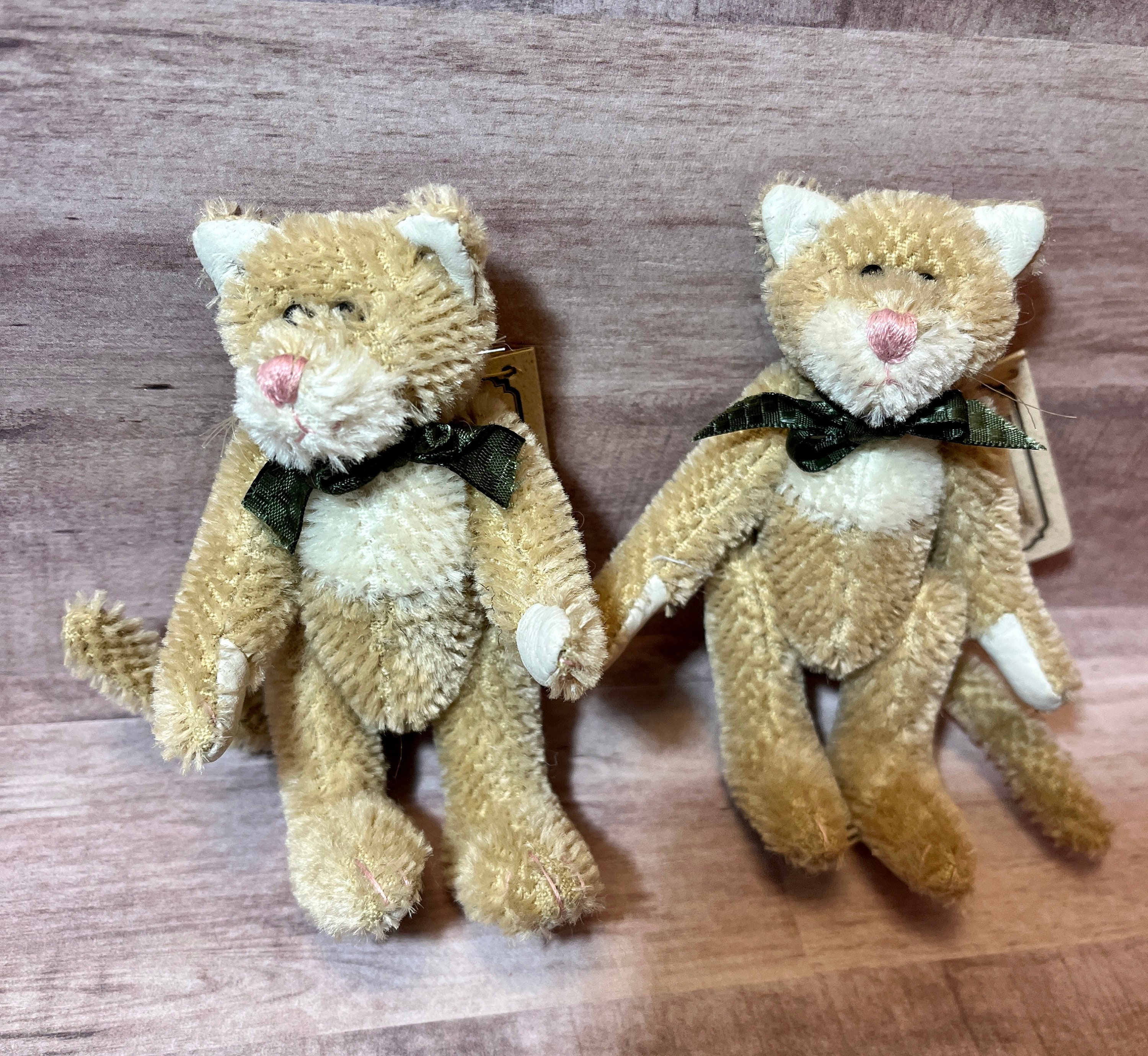 Vintage Boyds Bears Mini Mohair Cats - 1990s- Armstrong Cattington and ...