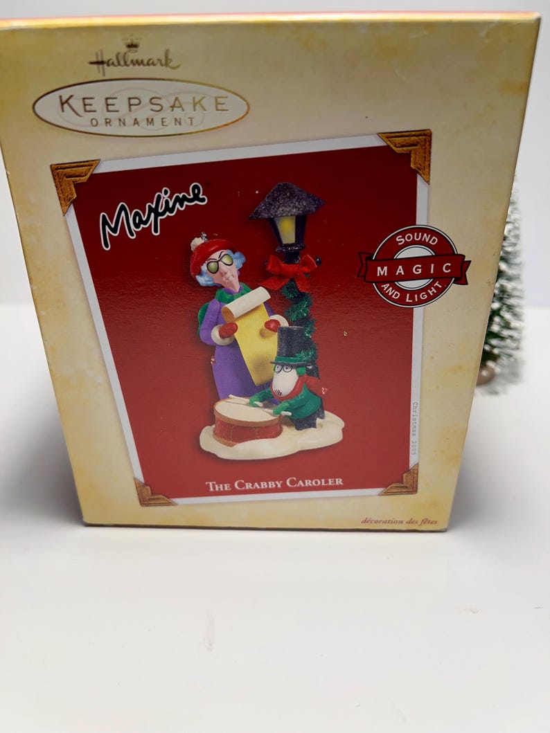 Maxine the Crabby Caroler – Hallmark Keepsake Christmas Ornament (2005 ...