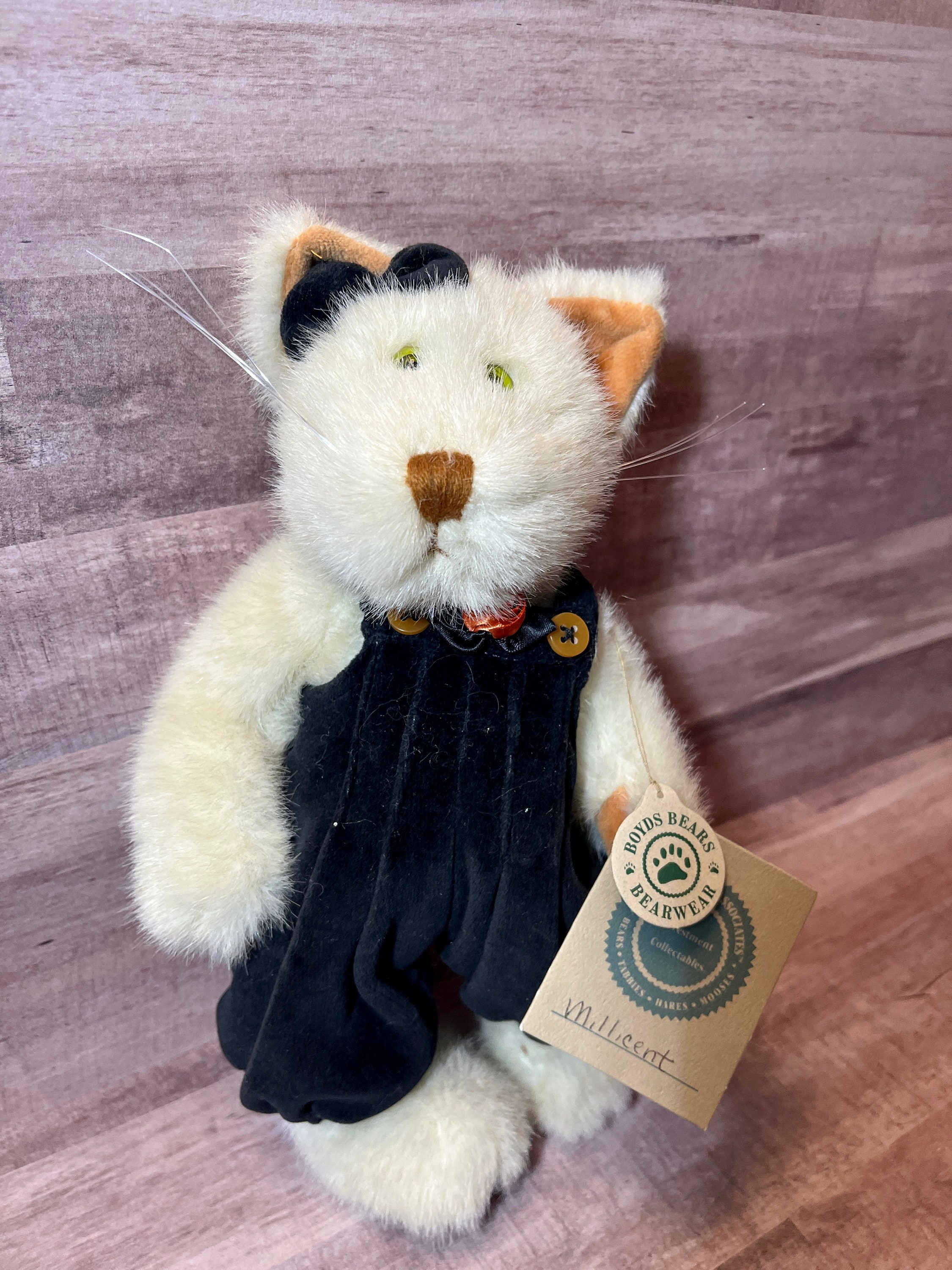 Vintage Boyds Bears Cat Jointed Poseable Plush Millicent P. - Etsy