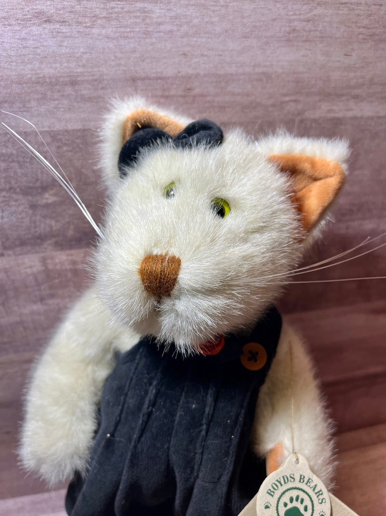Vintage Boyds Bears Cat Jointed Poseable Plush Millicent P. Pussytoes ...