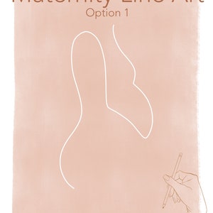 Digital Line Art | Maternity Line Art | Woman Line Art | Line Artwork ...