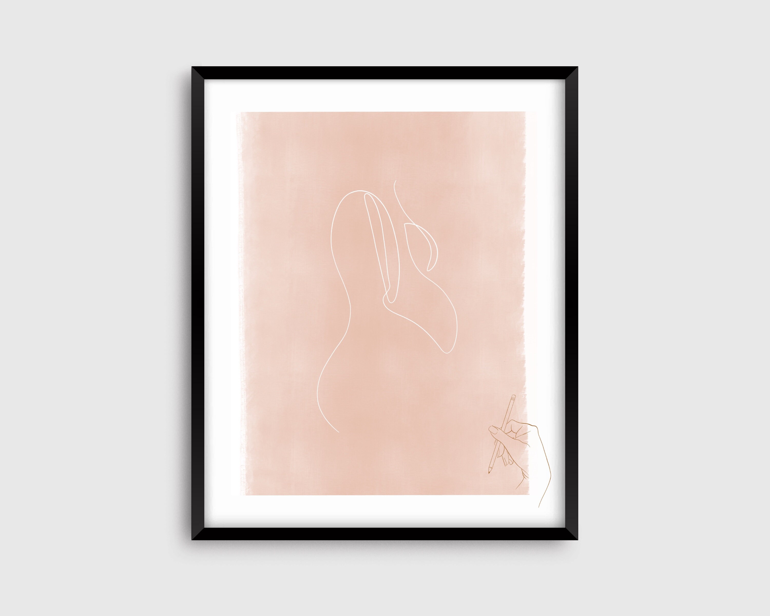 Digital Line Art | Maternity Line Art | Woman Line Art | Line Artwork ...