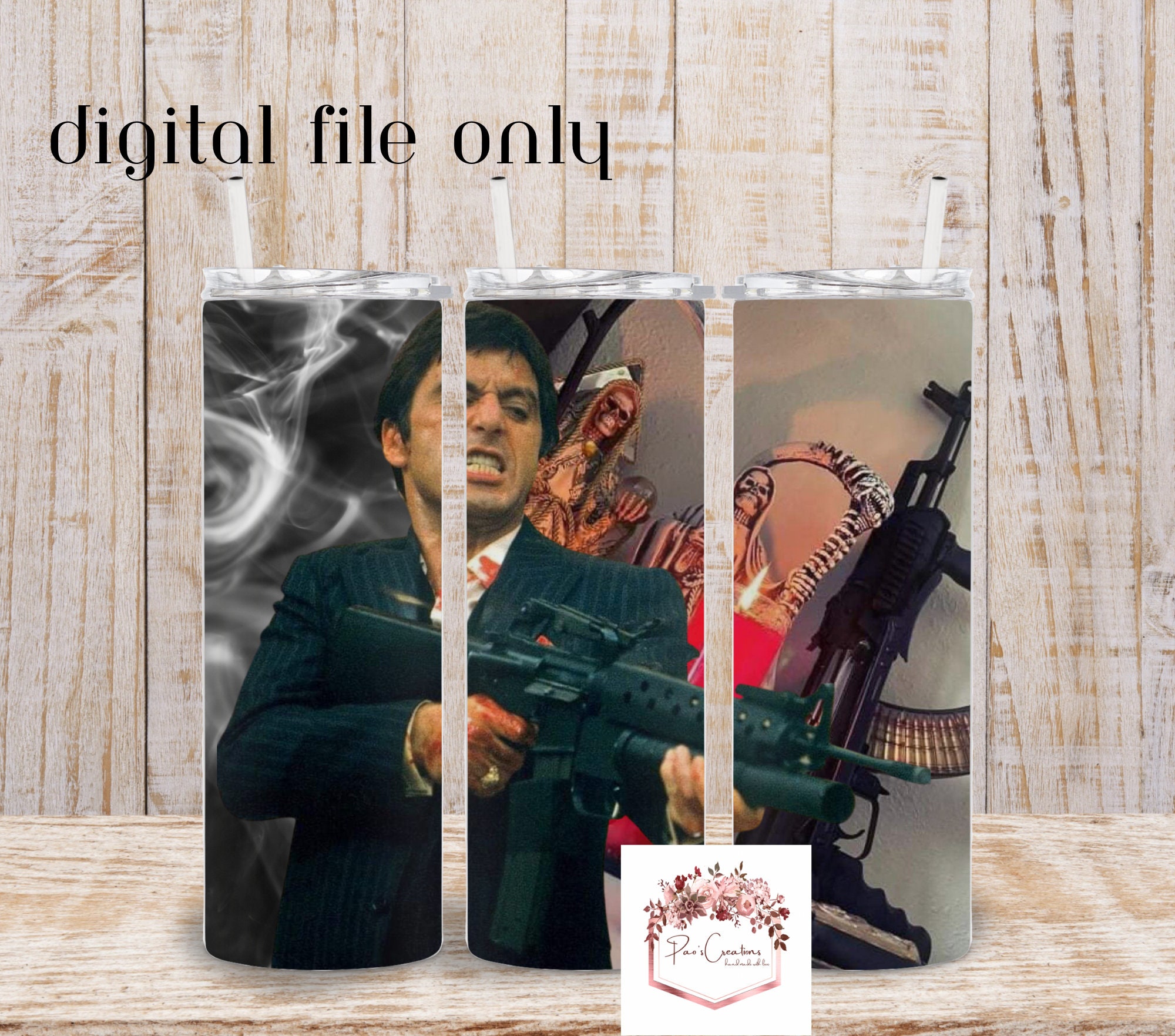 Scarface Tumbler Wrap - Etsy