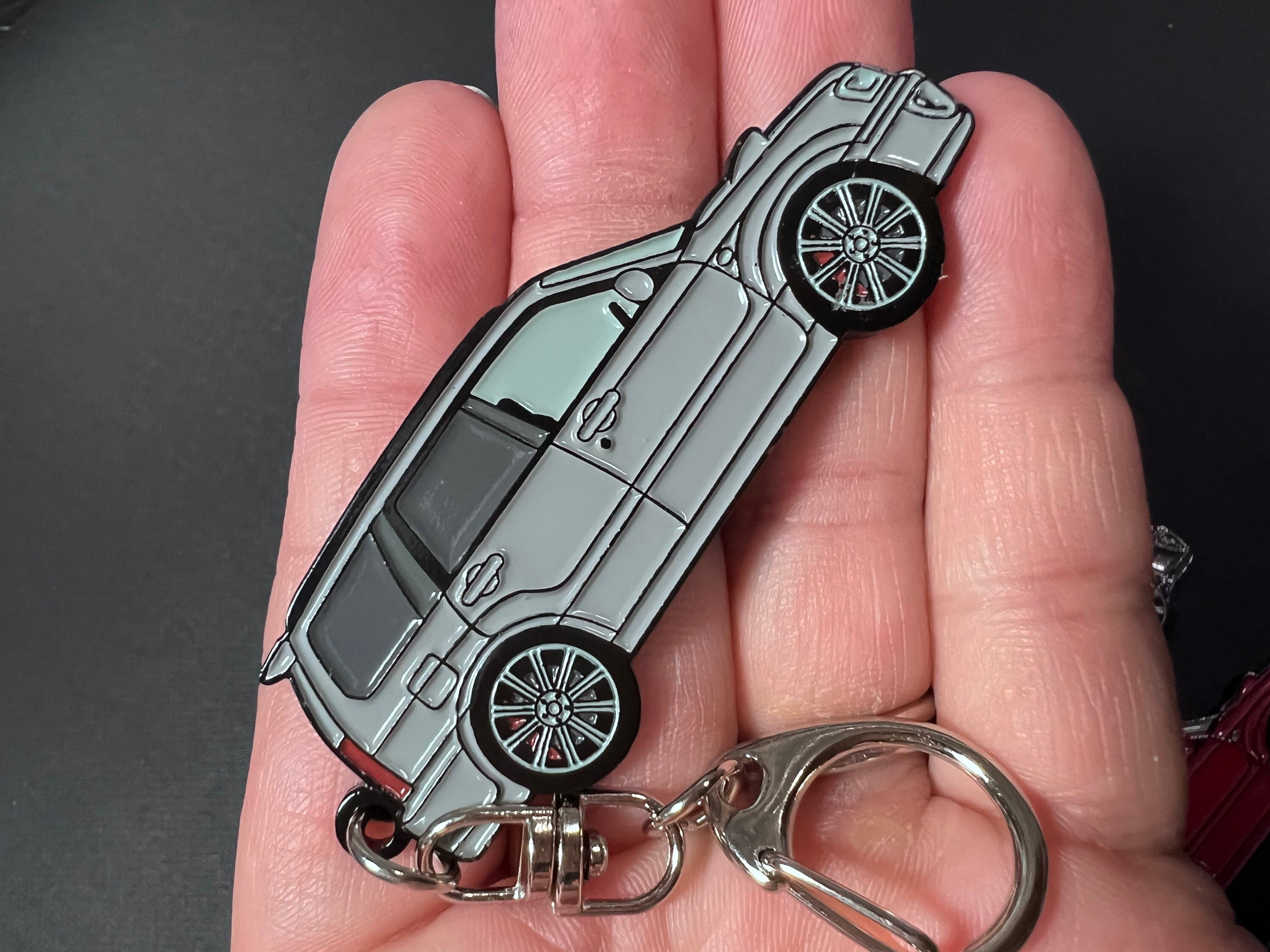 Enamel on Metal Keychains FOR Subaru Forester Turbo Sti Choose Your ...