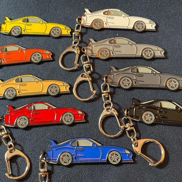 Car Enthusiast Keychain Toyota Supra Mk3 - Etsy New Zealand