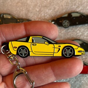Corvette C5 Coupe Keychains 8 Colors Available Enamel on Metal - Etsy