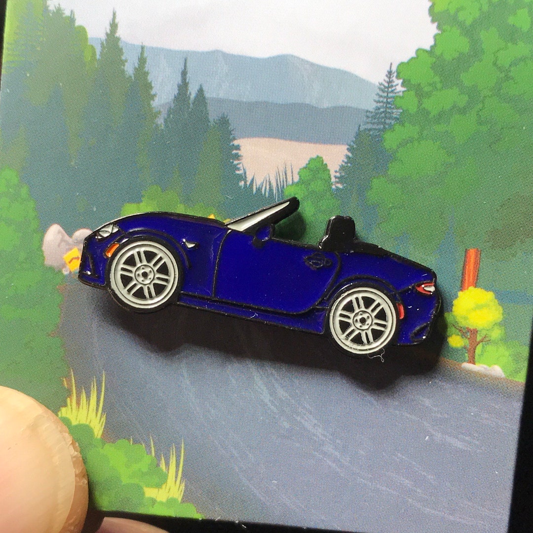 ND Mazda Miata MX5 Enamel Auto Lapel Pin STORMY BLUE Collect Them! - Etsy