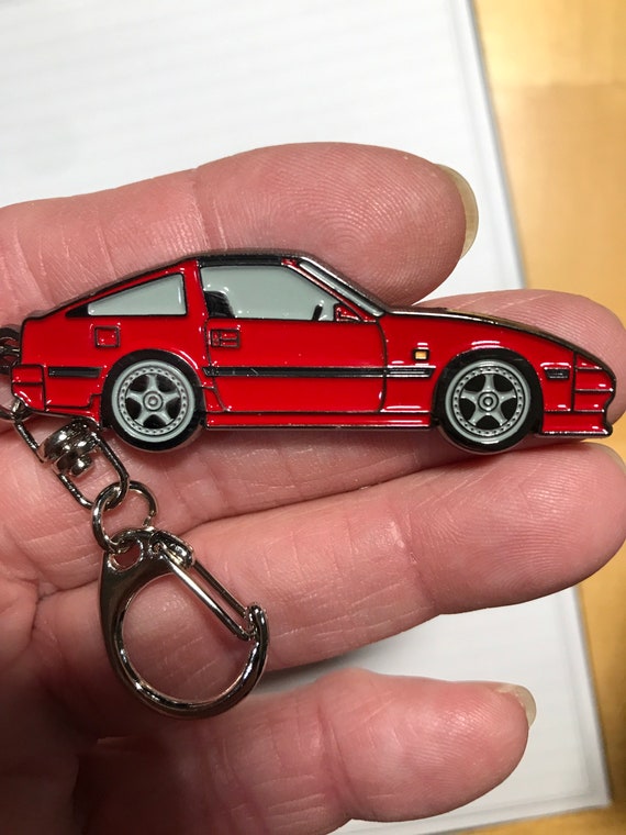 Nissan Keychain RED 300ZX-Z31 Enamel on Metal bakedenamel | Etsy