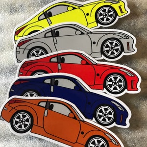 Nissan 350Z STICKERS Available in 5 Colors - Etsy