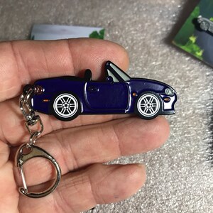 NB miata MX5 Baked Enamel keychains carpins STARLIGHT BLUE - Etsy