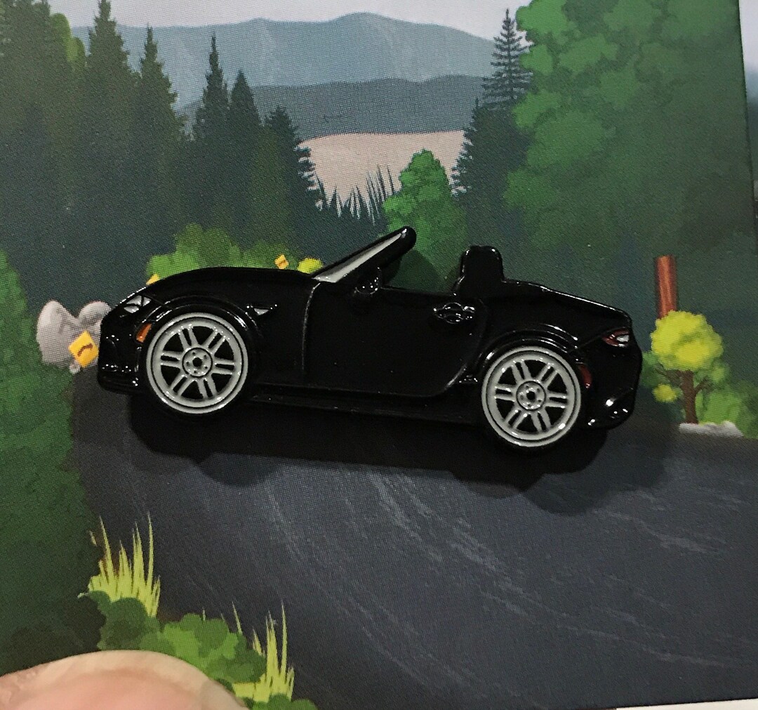 ND Mazda Miata MX5 Enamel Auto Lapel Pin BLACK Collect Them! - Etsy