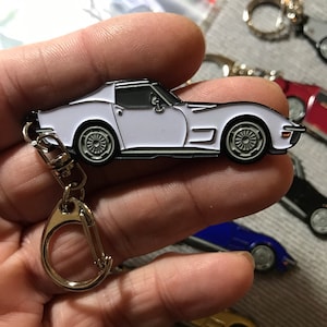 C3 #corvette Enamel Keychains 7 Colors #stingray #coupe Hardtop - Etsy