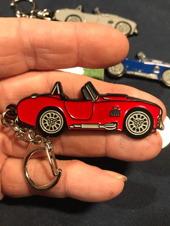 AC Shelby Cobra Enamel Keychain Available in 5 Colors RED Etsy UK