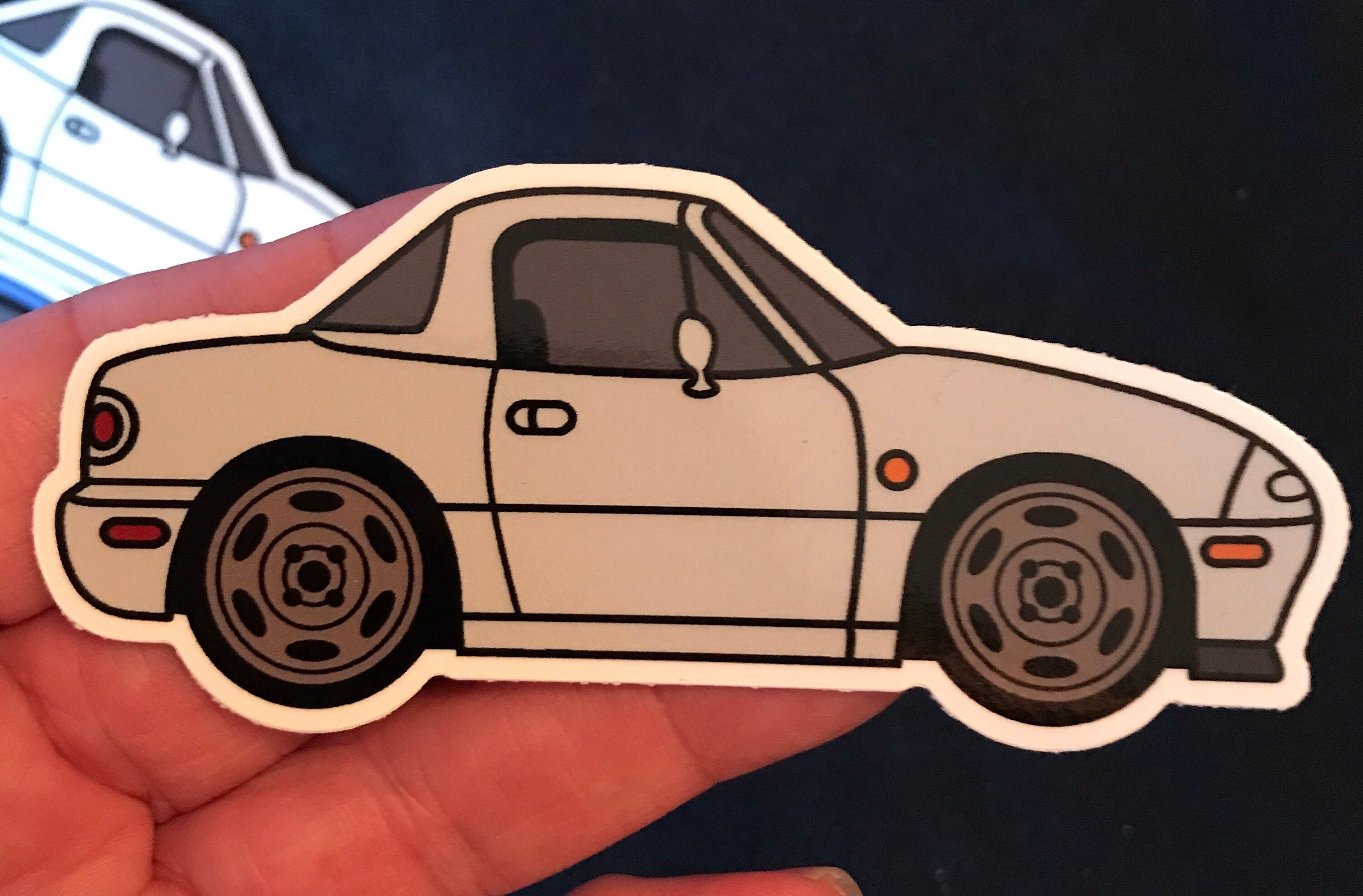 Mazda Miata Hardtop MX5 Mk1 Eunos STICKERS, Car Decal, Roadster, 5 ...