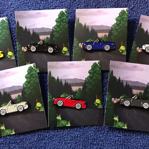 NB Mazda Miata Lapel/hat Enamel Auto Pins NB Generation | Etsy