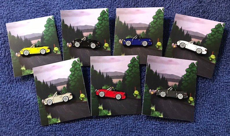 NB Mazda Miata Lapel/hat Enamel Auto Pins NB Generation - Etsy